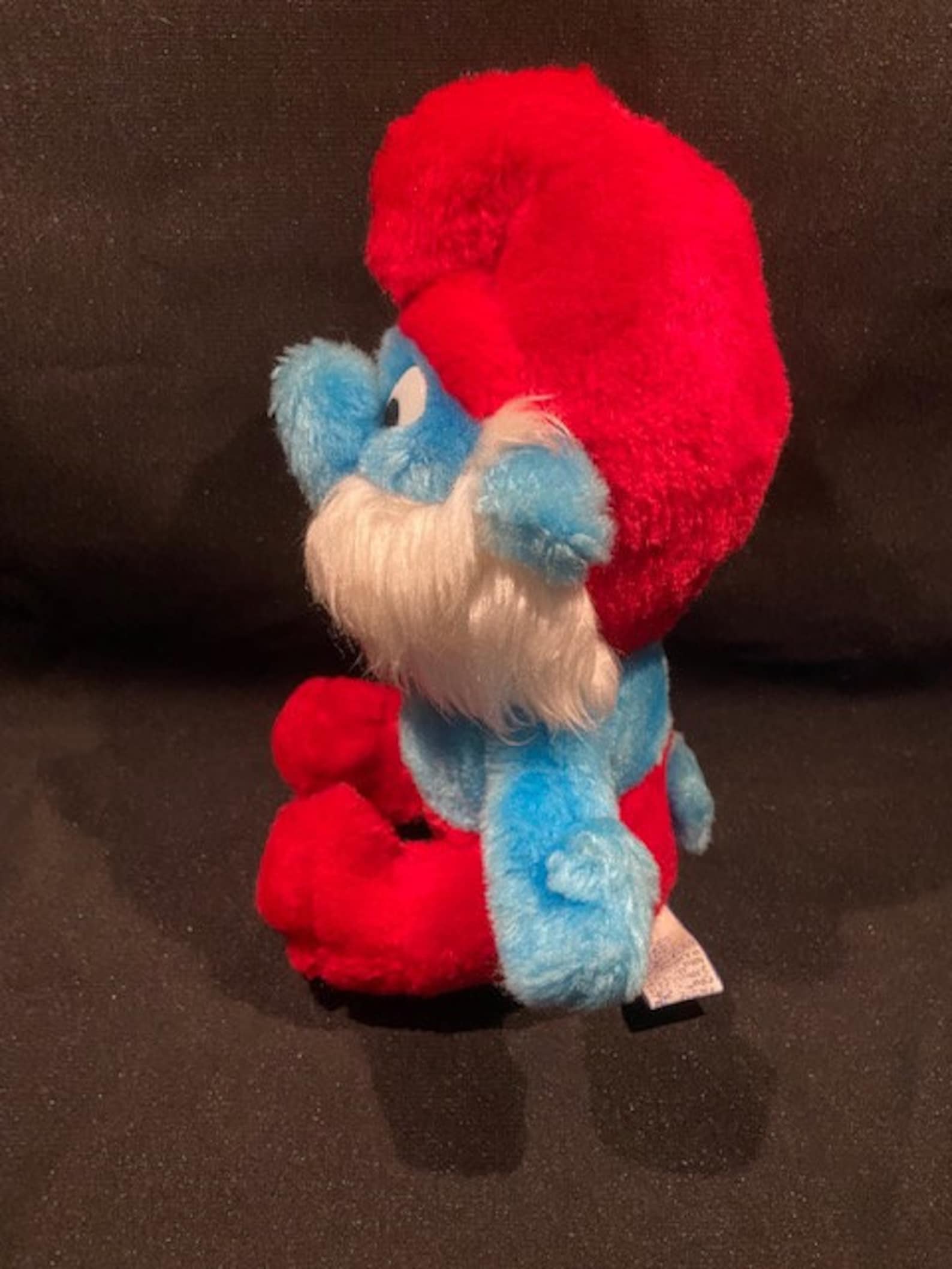 Vintage Papa Smurf Plush Etsy