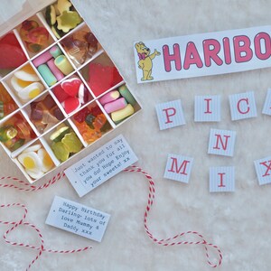 Haribo Pick N Mix Sweet Box Personalised Halloween - Etsy UK