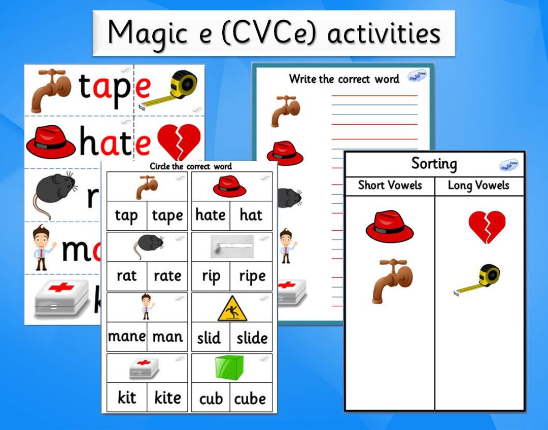 Magic E,silent E,cvce Flashcards,spilt Digraphs,long Vowels,magic E ...