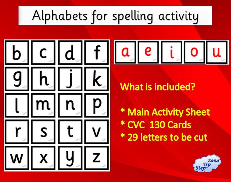 CVC Words |short Vowels |three Letter Words |blending Words |cvc ...