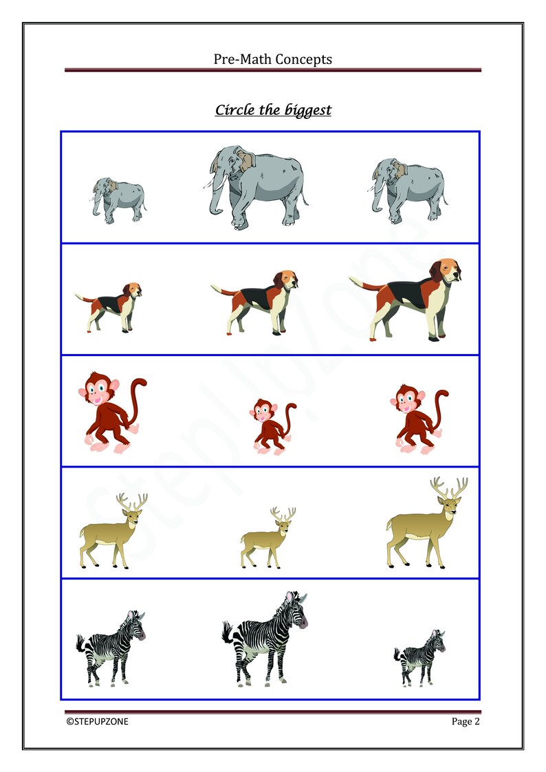 Toddler Math Binder Pre-math Concepts Toddler Leaning - Etsy