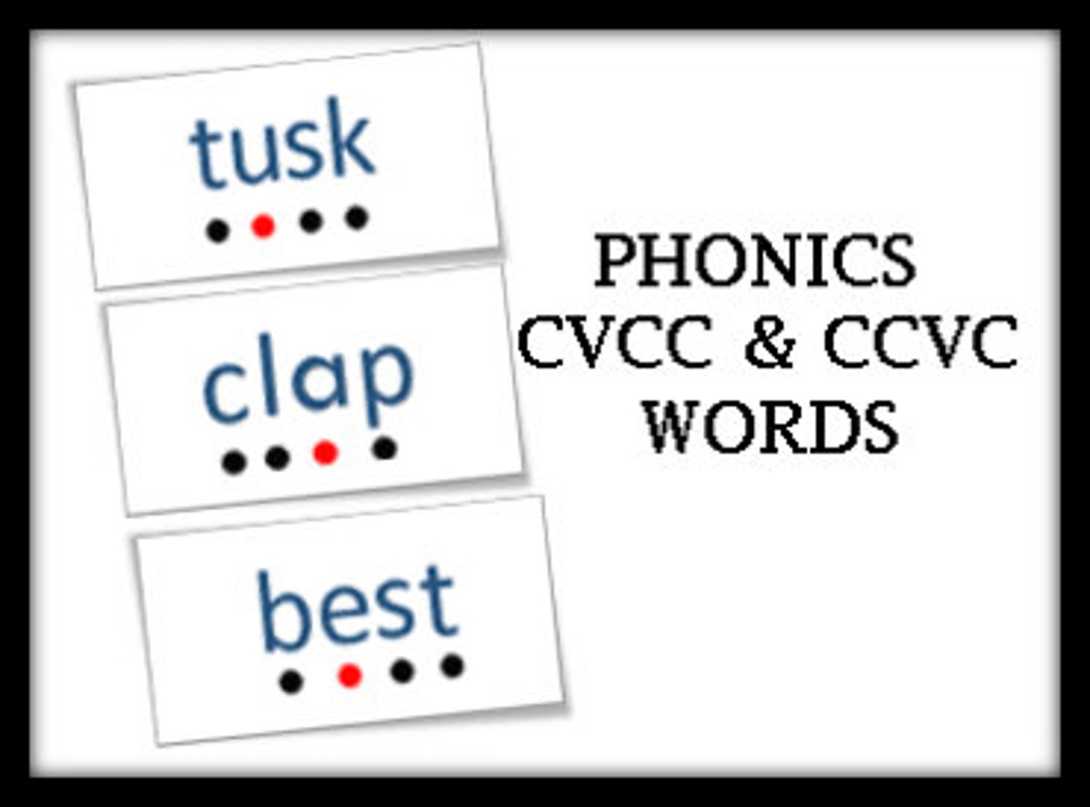 Short Vowels , CVCC & CCVC Flash Cards - Etsy