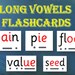 Long Vowels Flashcards , Digraphs , Phonics Digraphs Printable Cards - Etsy