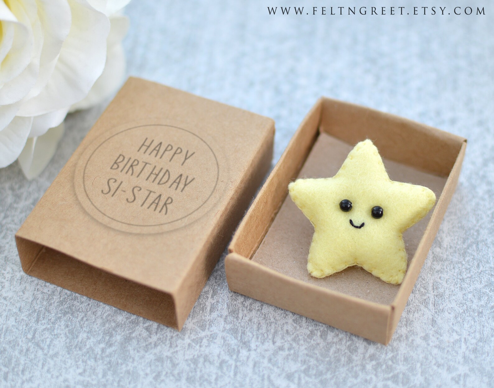 Matchbox You're a Star Felt Star Gift Mini Keepsake Gift - Etsy UK