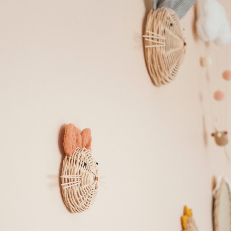 Rattan Mouse Trophy Nursery and Baby - Etsy