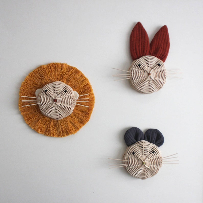 Rattan Mouse Trophy Nursery and Baby - Etsy