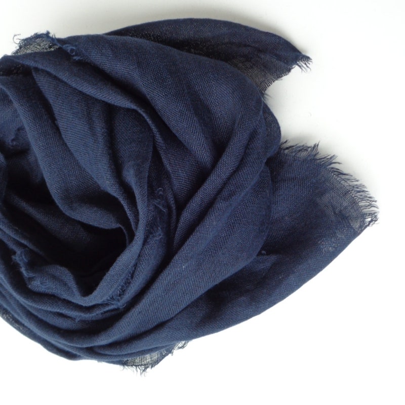 Blue Scarf - Etsy