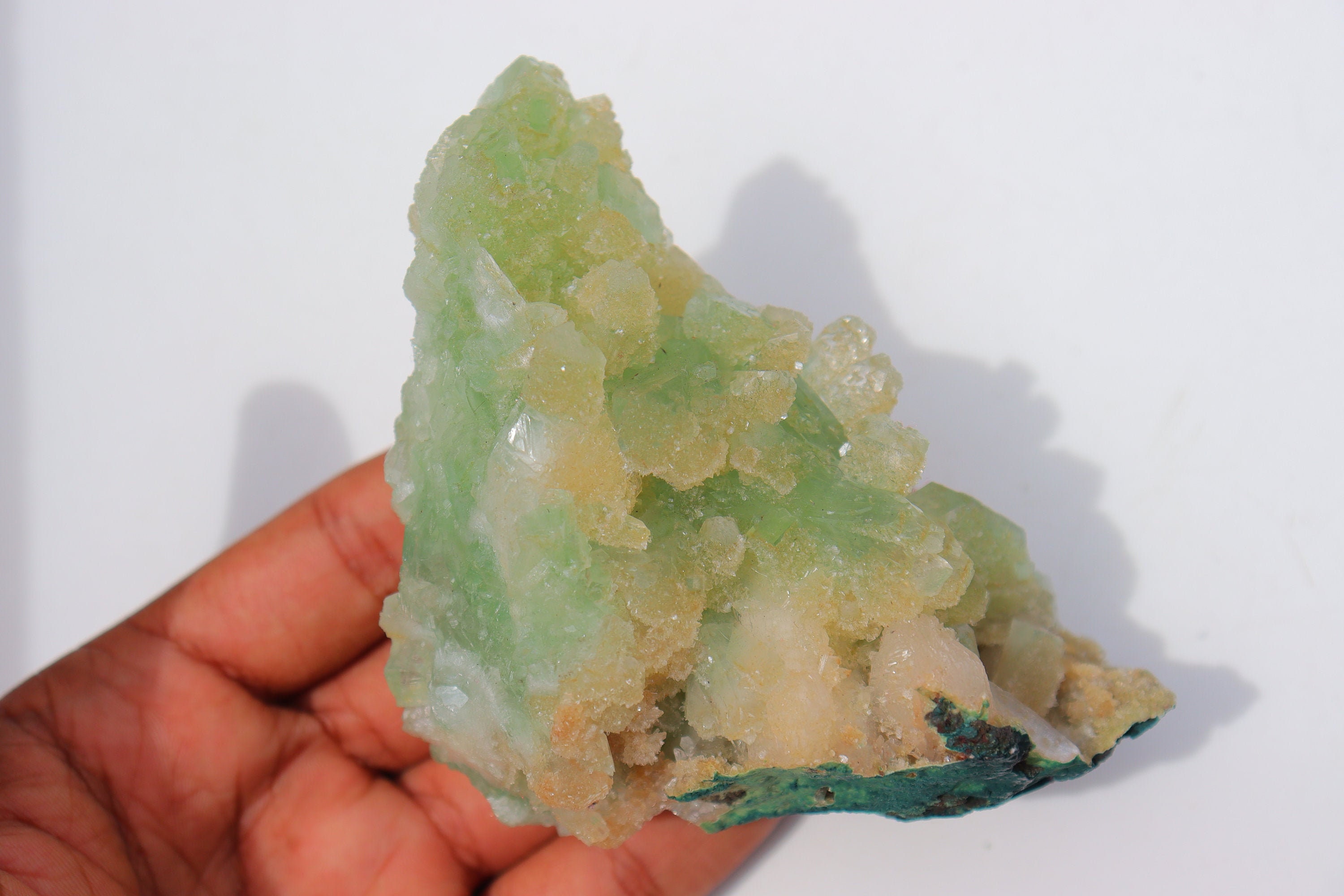 Unique Adorable Green Apophyllite Green Apophyllite Cluster | Etsy