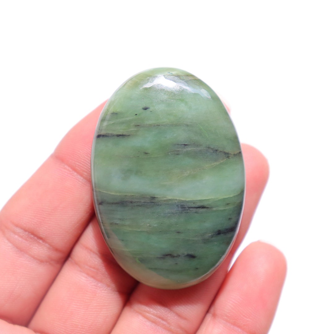 Nephrite Jade Palm Stone, Nephrite Jade Stone, Healing Crystals and ...