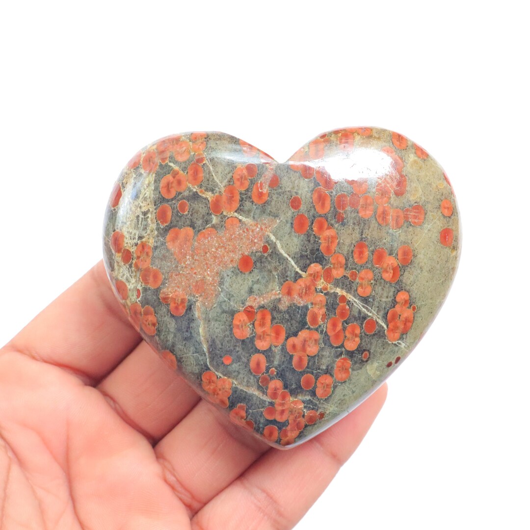 New Superb Peanut Obsidian Heartstone, Natural High-quality Peanut ...