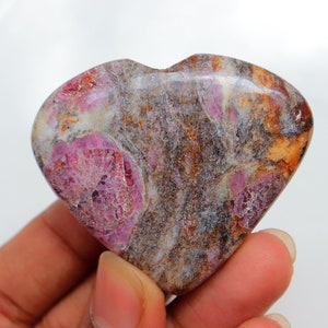 Matrix Ruby Heartstone, Natural Matrix Ruby Heart, Matrix Ruby Palm ...