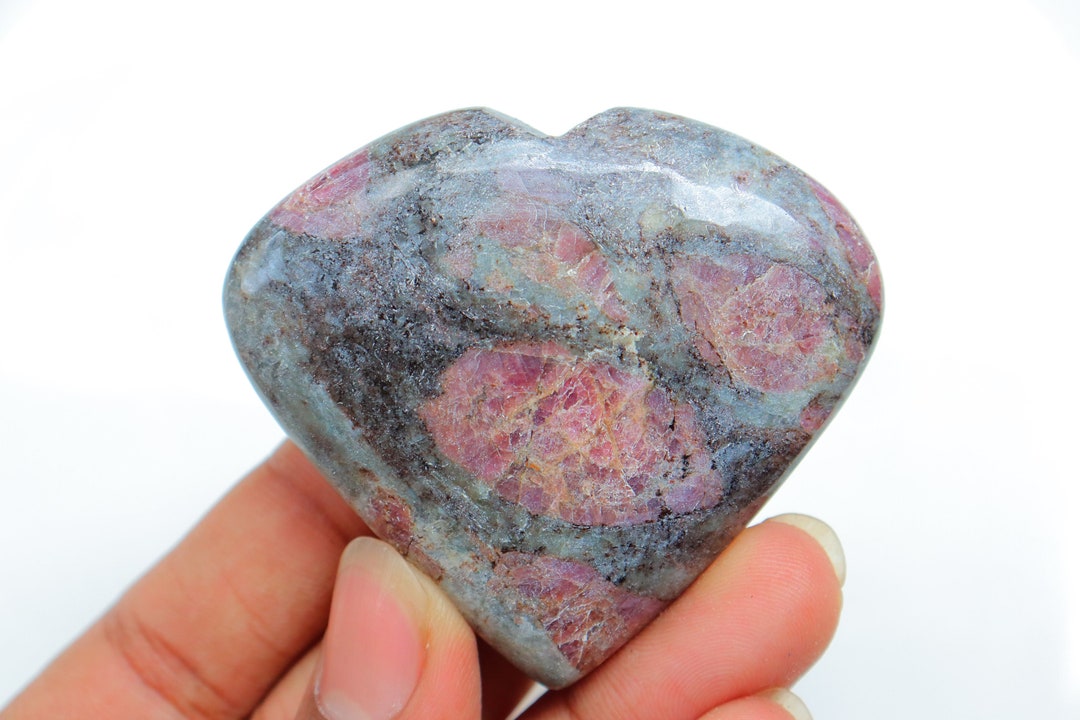 Matrix Ruby Heartstone, Natural Matrix Ruby Heart, Matrix Ruby Palm ...