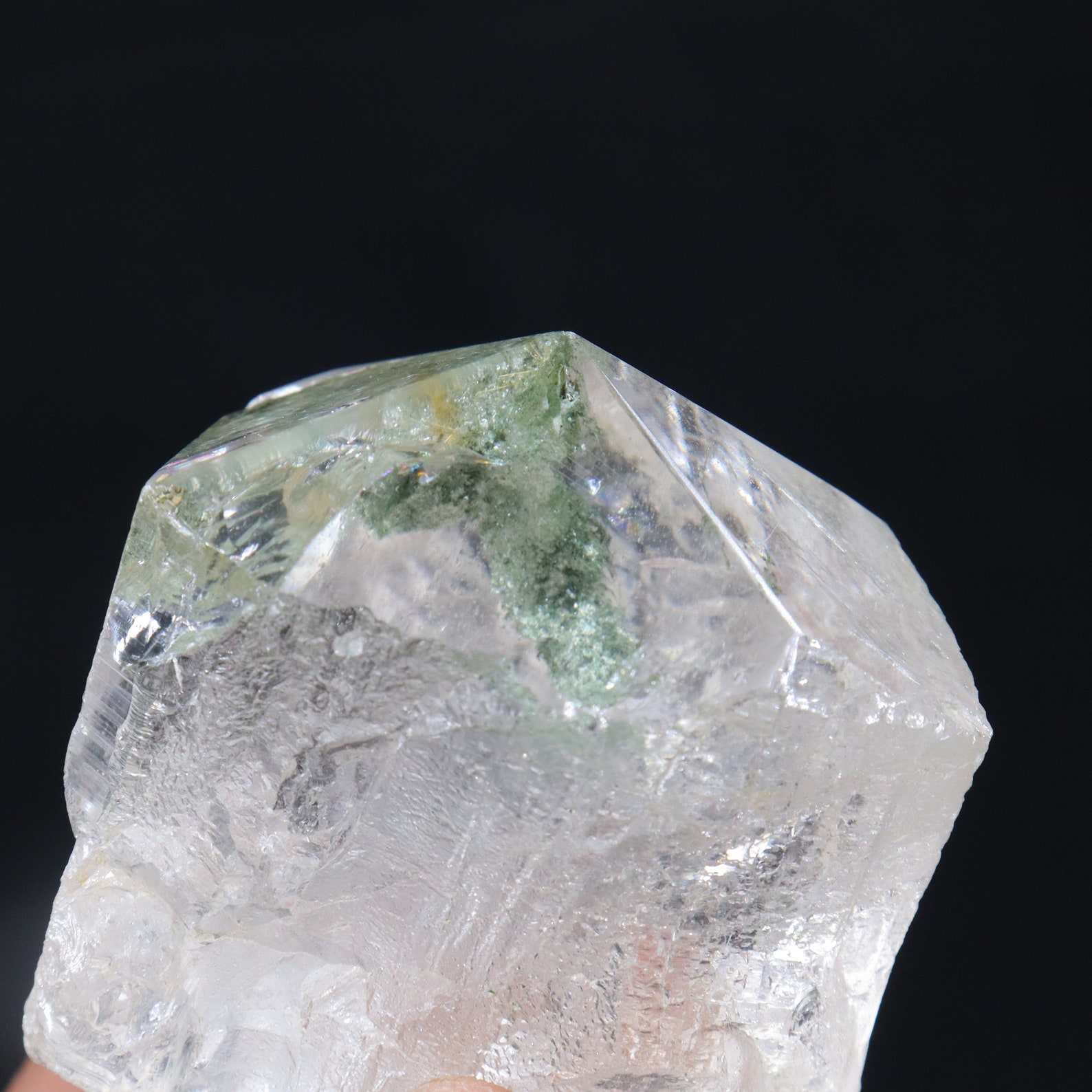 Unique Rare Garden Quartz Point, Natural Lodolite Crystal, Self ...