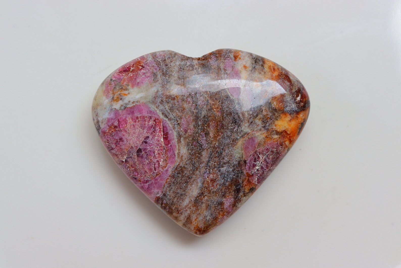Matrix Ruby Heartstone Natural Matrix Ruby Heart Matrix Ruby - Etsy