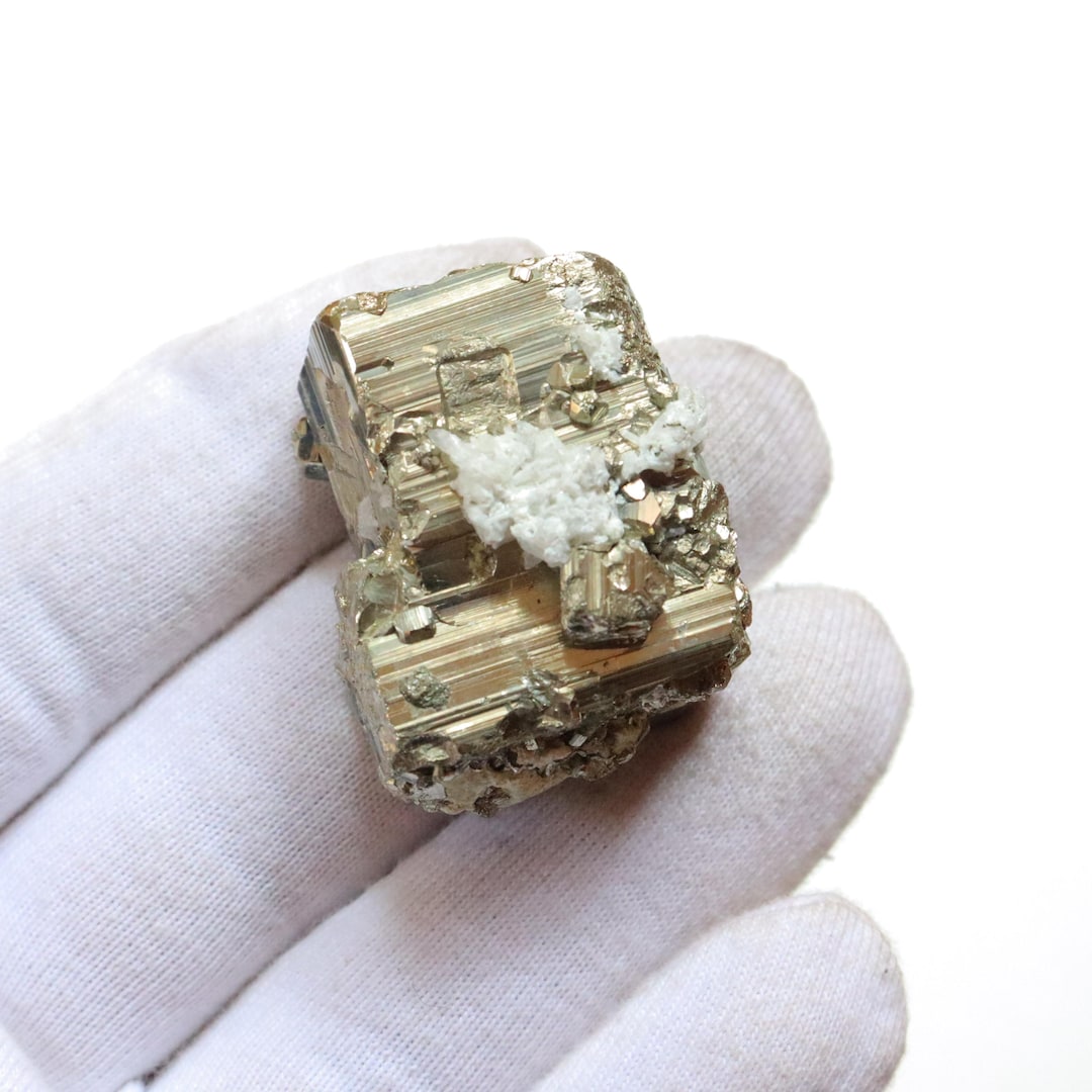 Natural Cubic Pyrite Crystal From Peru - Etsy