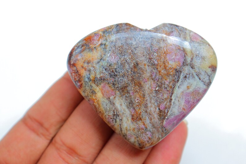 Matrix Ruby Heartstone Natural Matrix Ruby Heart Matrix Ruby - Etsy