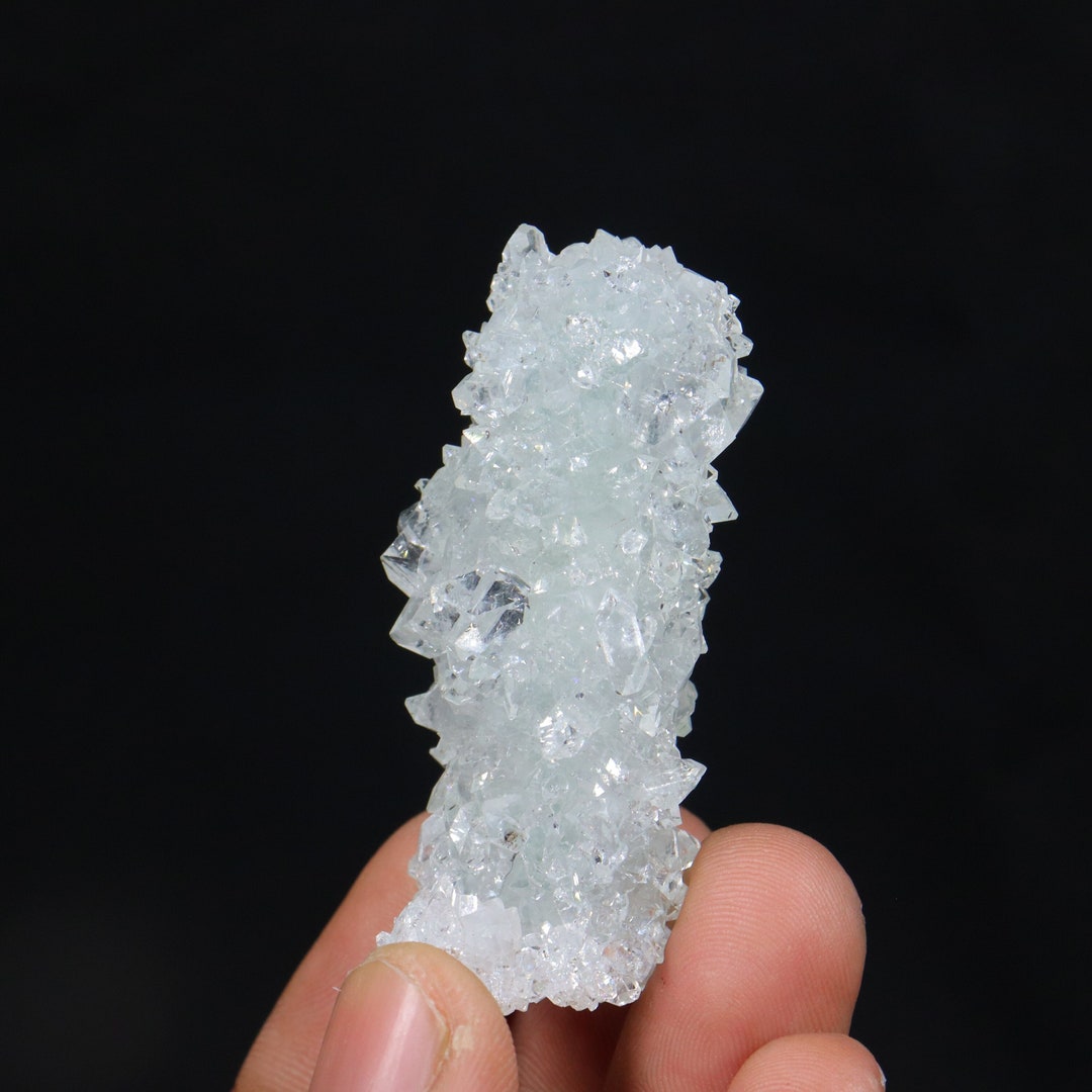 Super Shiny Clear Apophyllite, Natural Clear Apophyllite Cluster ...