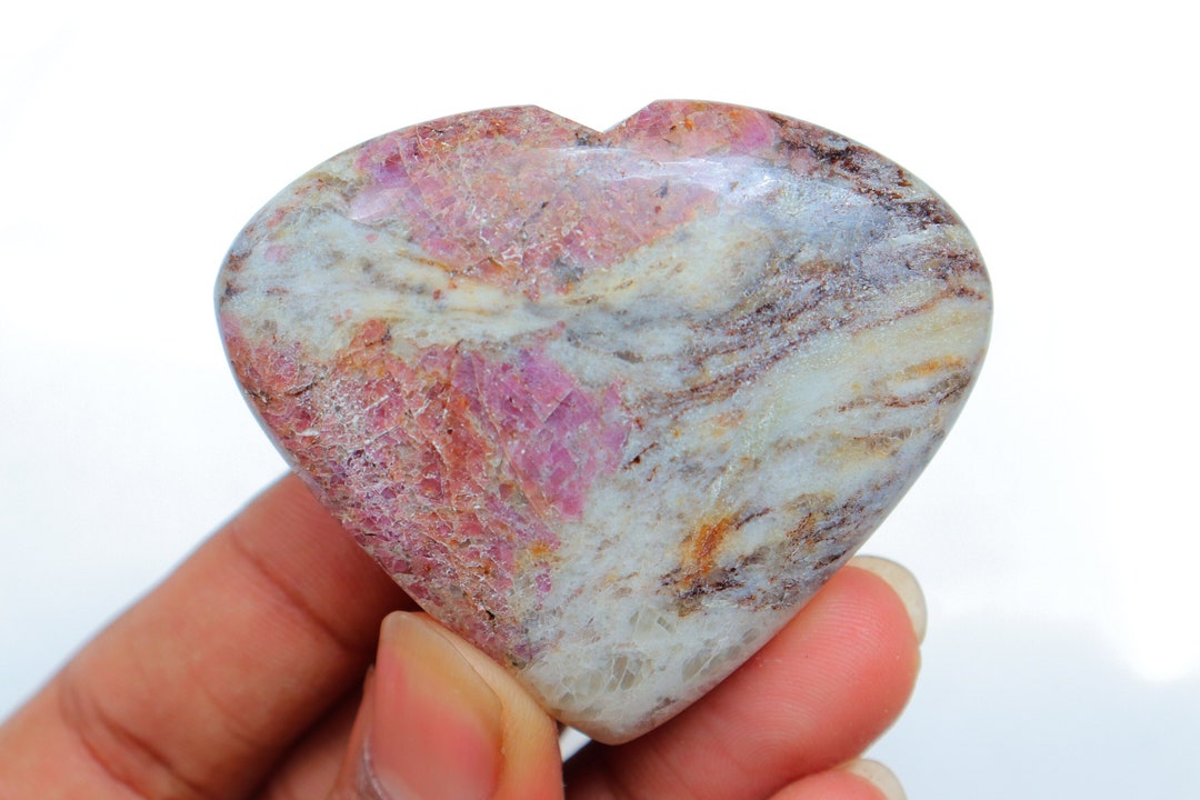 Matrix Ruby Heartstone Natural Matrix Ruby Heart Matrix Ruby - Etsy
