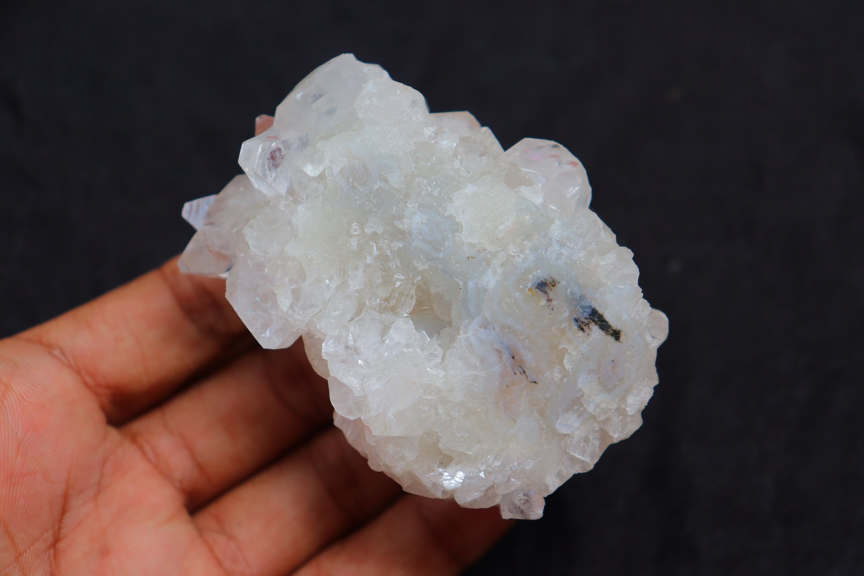 Clear Apophyllite Clear Apophyllite Cluster Decorative | Etsy