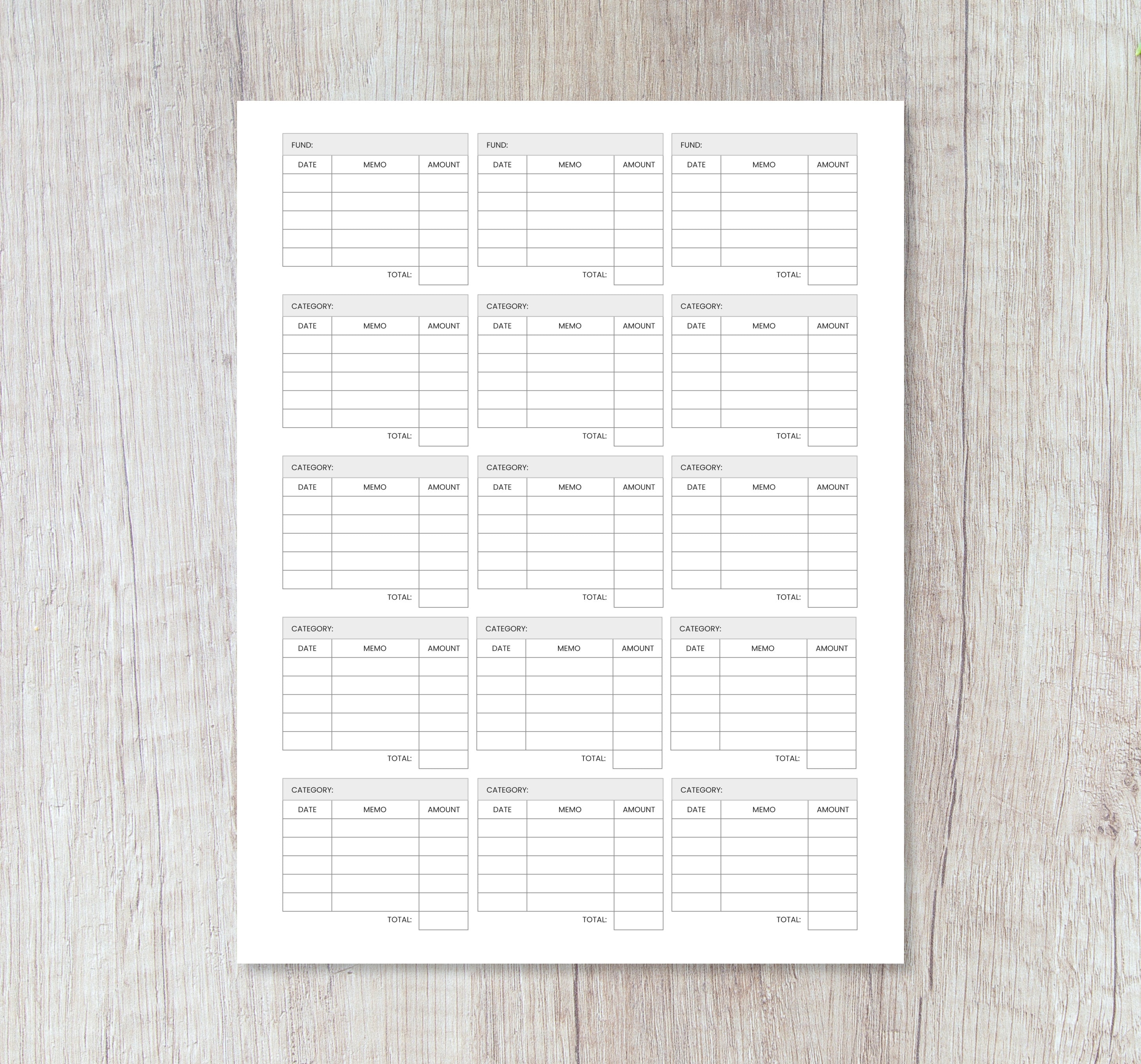 Financial Organizer for Monthly Money Management | Personal Finance ...