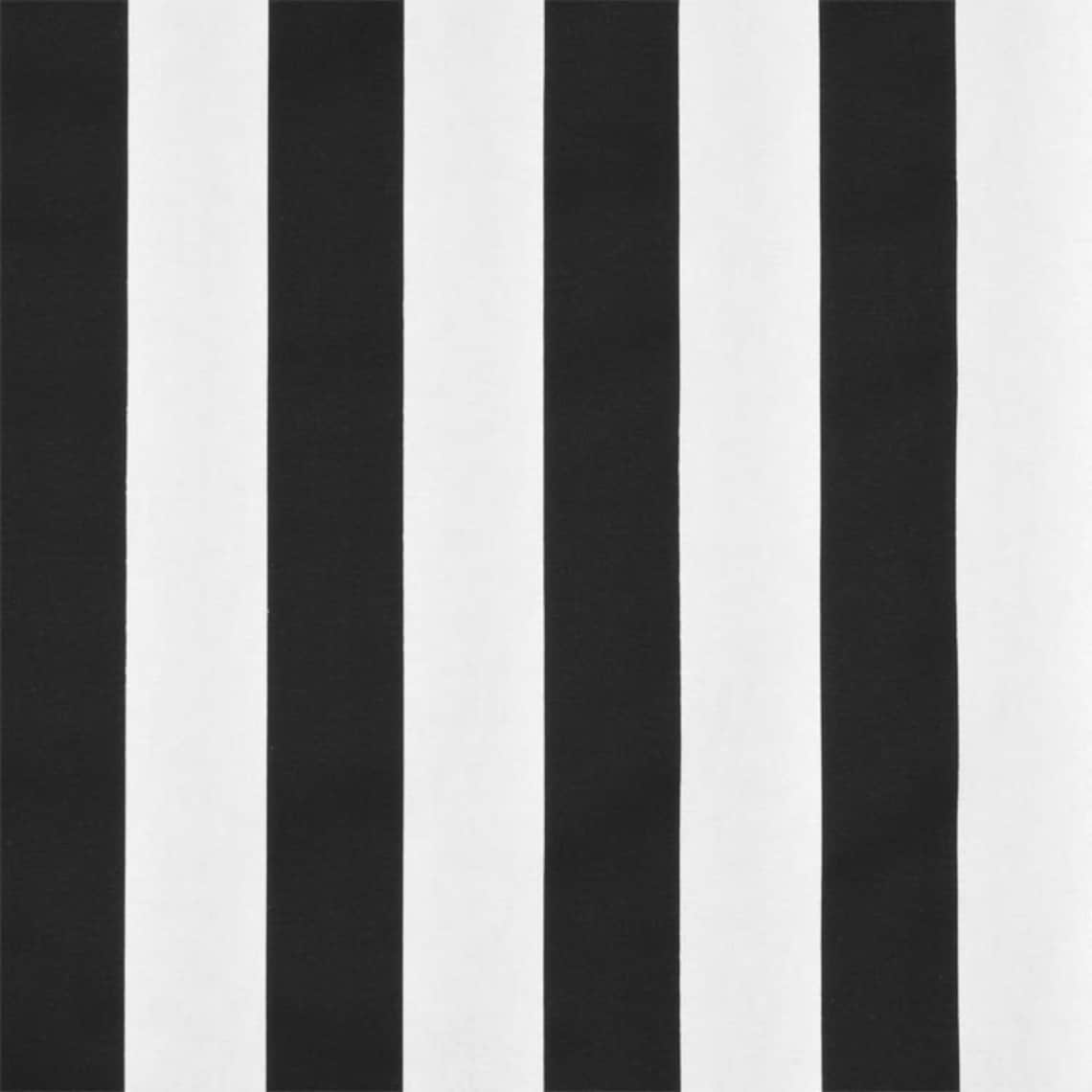 Black and white stripe fabric | Etsy