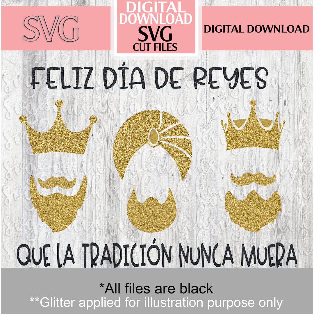 Reyes Magos SVG / Three King Faces, English / Sublimacion - Etsy España