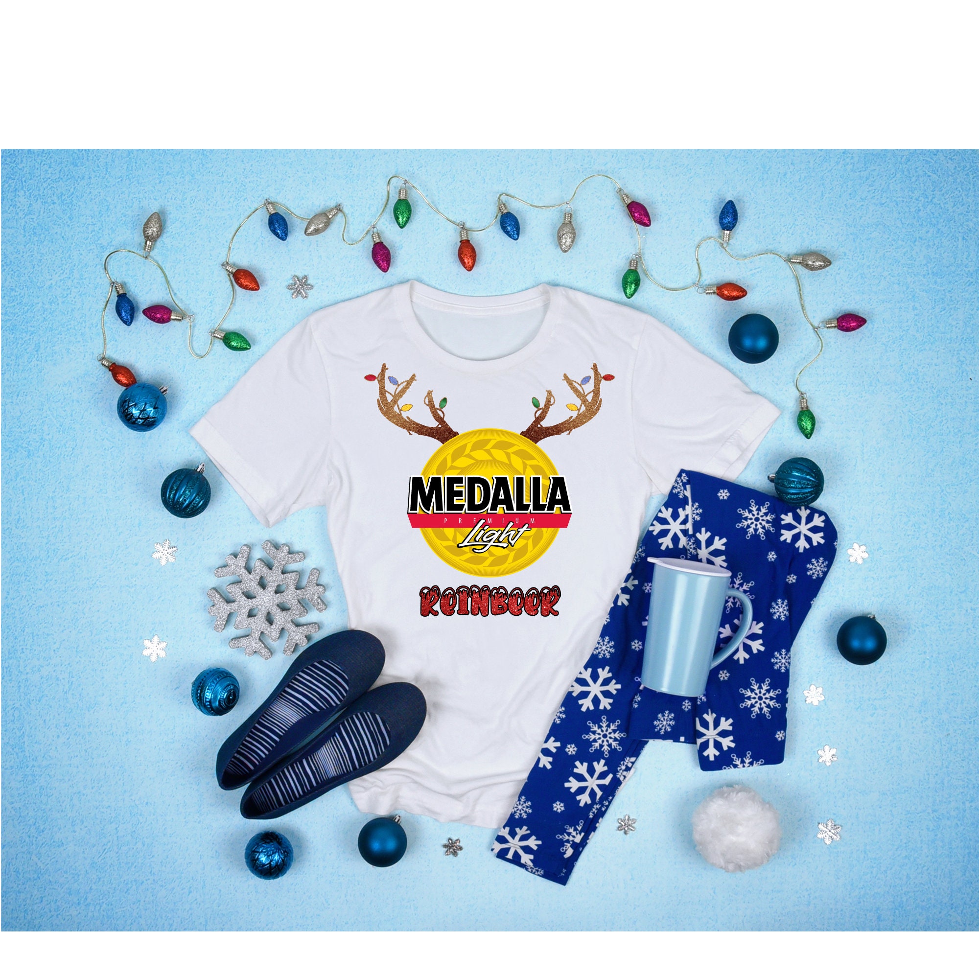 Medalla Light Reinbeer|navidad Boricua|sublimation|print and Cut|svg ...