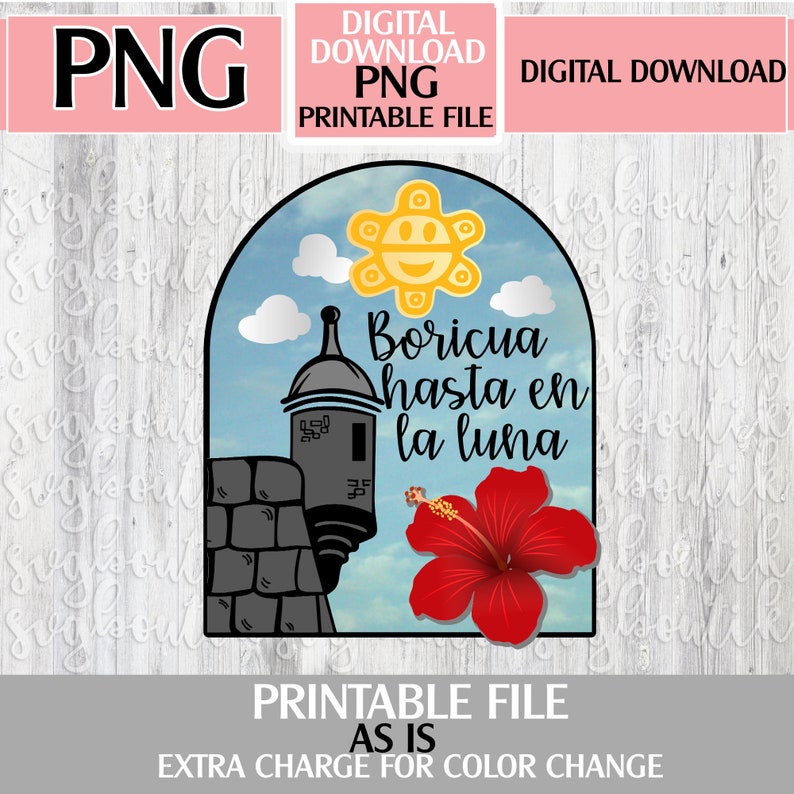 Boricua Hasta En La Luna | Boricua | Puerto Rico | Sublimacion ...