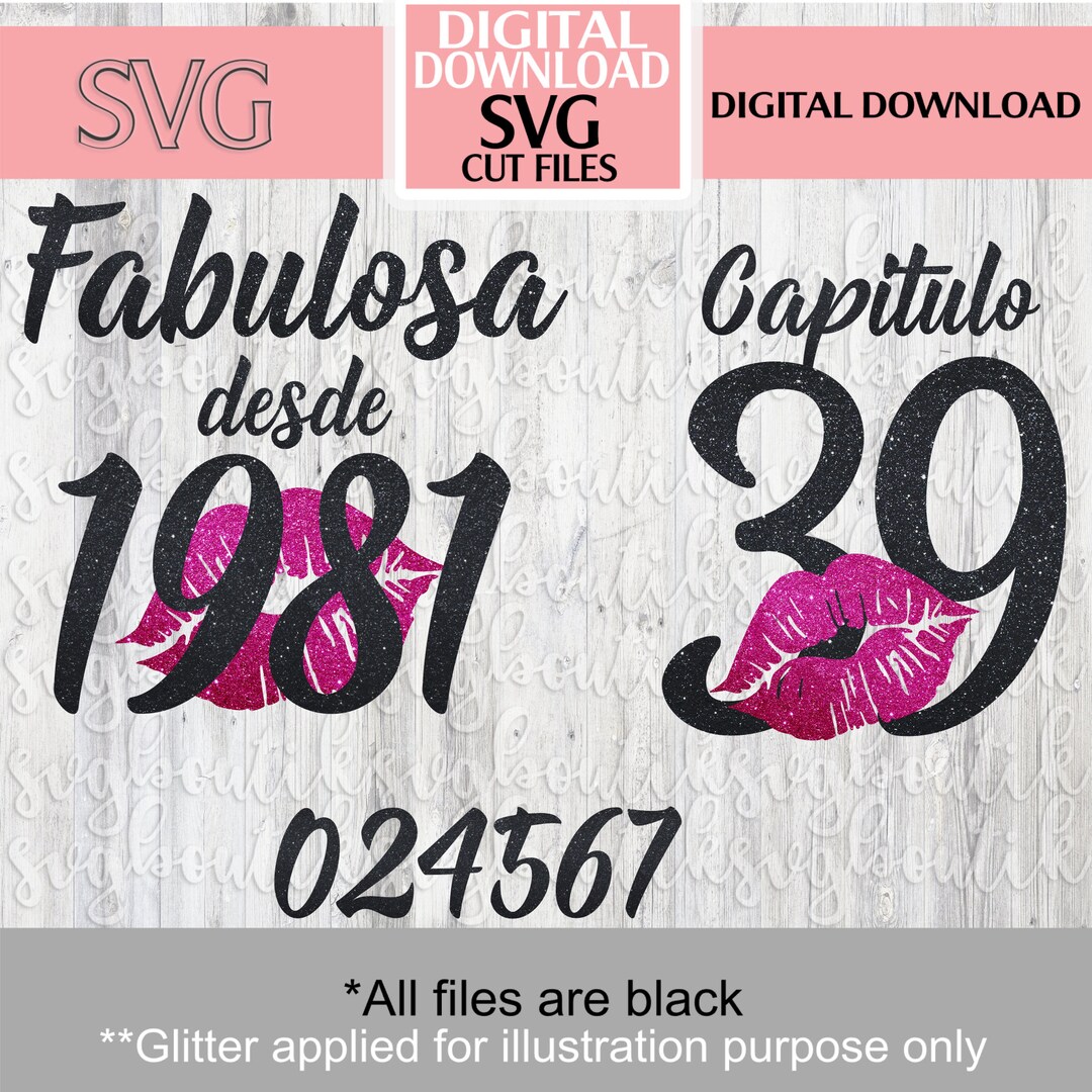 Fabulosa Desde, Personalized Gifts,svg Cut File - Etsy