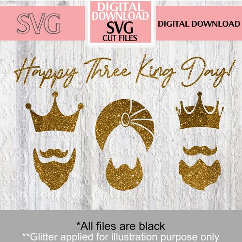 Happy Three King Day Feliz Dia De Reyes SVG Filechristmas - Etsy