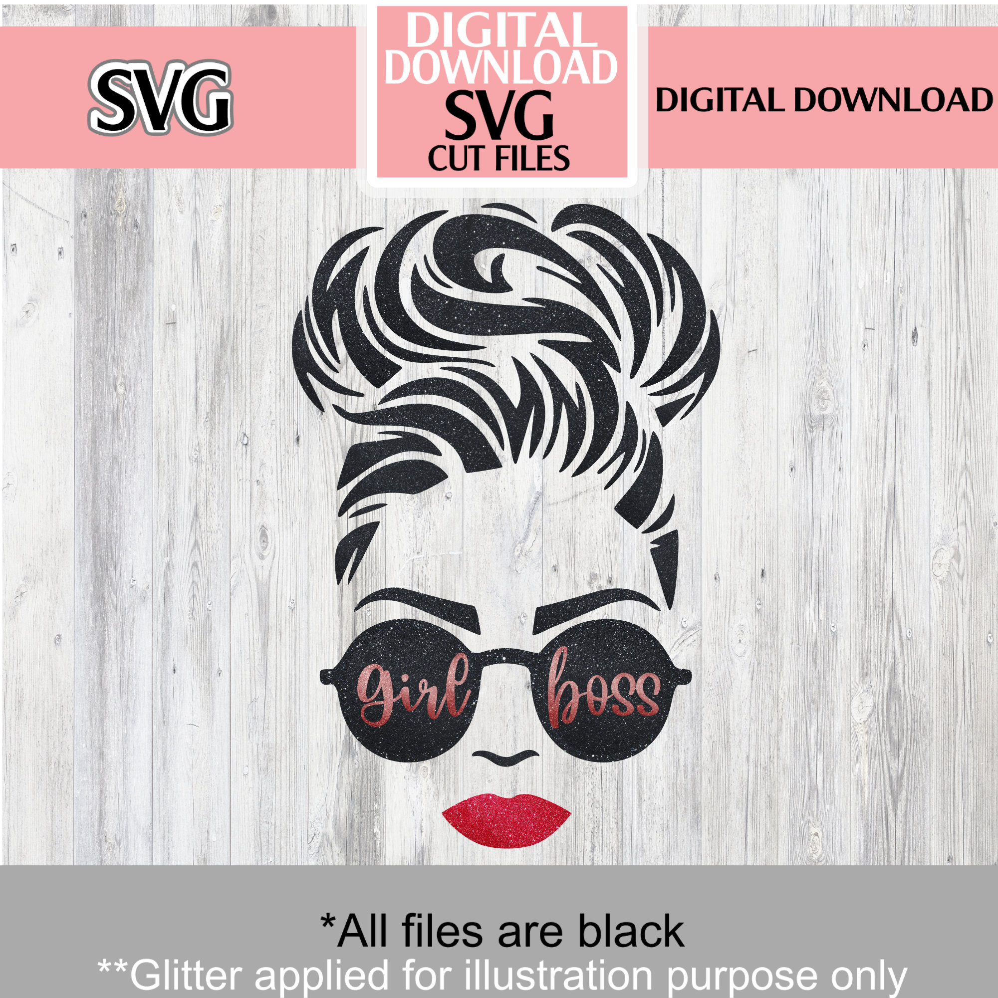 Girl Boss SVG Cut File Girl Boss Cut File Cricut Cameo | Etsy