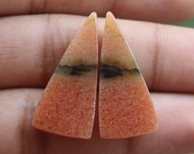 Fanta Jade Fancy Shape Matching Pair for Earrings Making ,,, 30X14X4 Mm ...