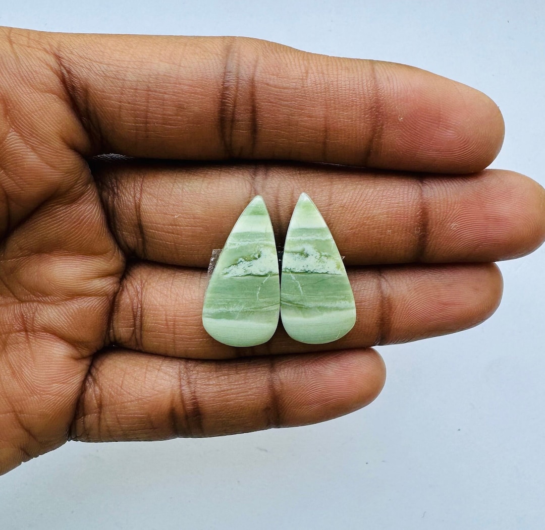 Serpentine Pear Shape Matching Pair for Jewelry Making,,, 25X12X4 Mm ...