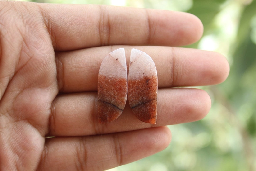 Fanta Jade Fancy Shape Matching Pair for Earrings Making ,,, 31X11X3 Mm ...