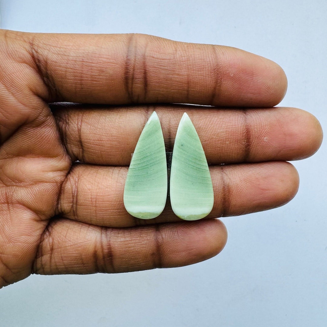 Serpentine Pear Shape Matching Pair for Jewelry Making,,, 29X11X4 Mm ...