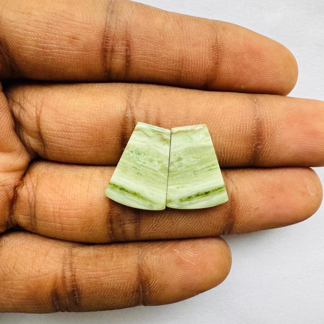 Serpentine Fancy Shape Matching Pair for Jewelry Making,,, 16X12X4 Mm ...