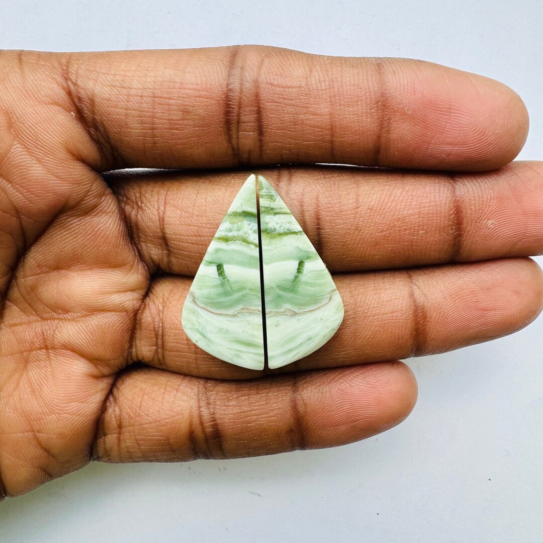 Serpentine Fancy Shape Matching Pair for Jewelry Making,,, 30X12X4 Mm ...