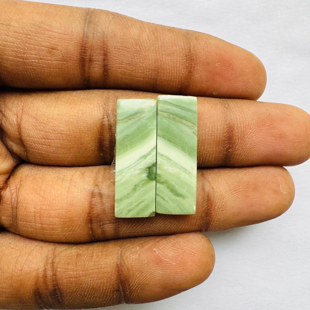 Serpentine Fancy Shape Matching Pair for Jewelry Making,,, 25X8X4 Mm ...