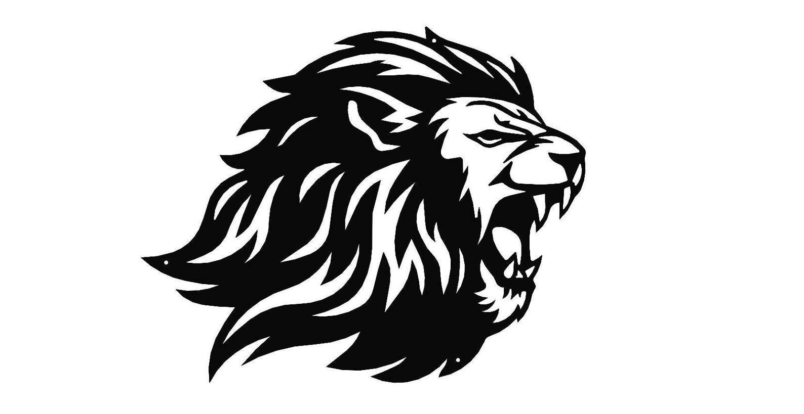 Lion Head Vector Laser Vector Template Plasma Laser | Etsy