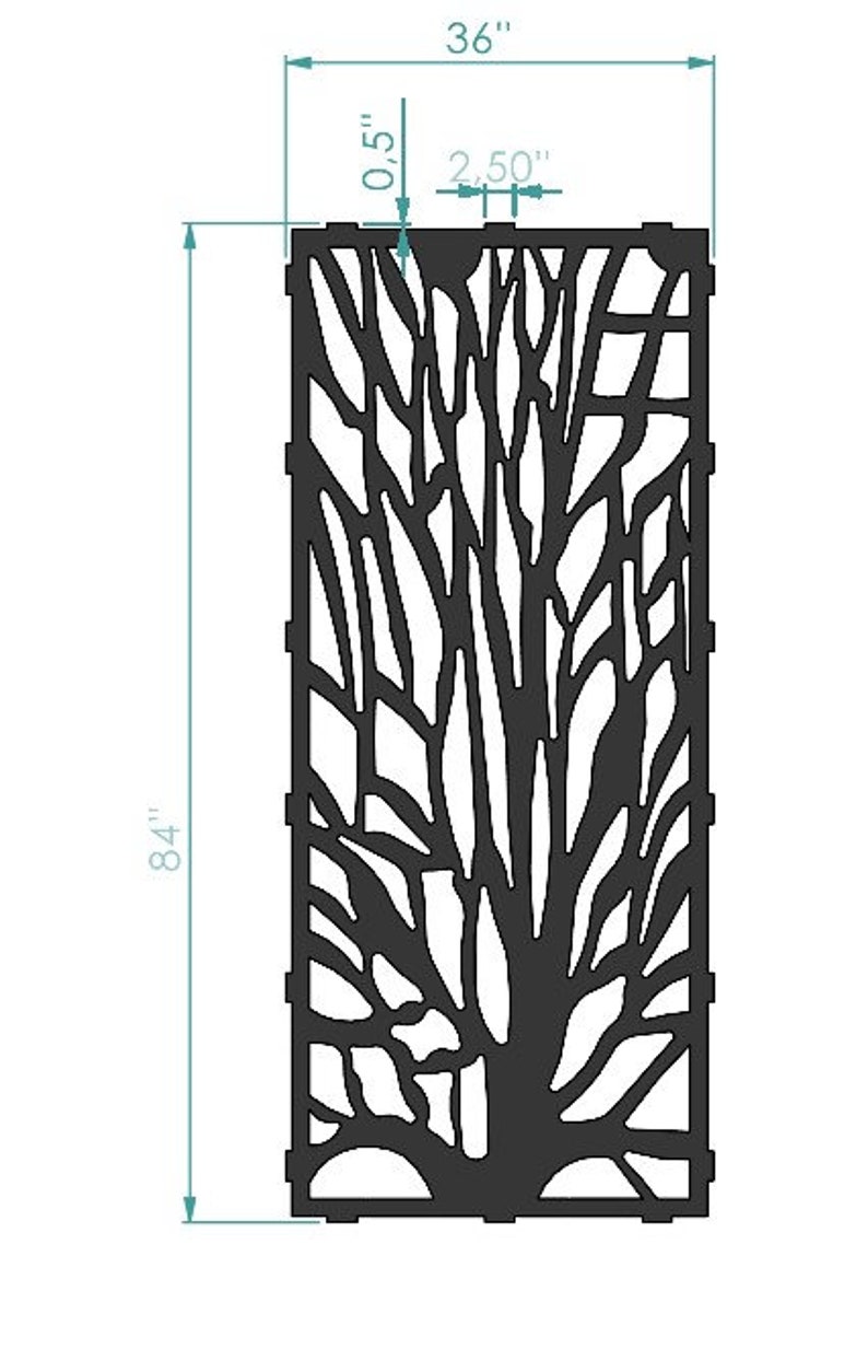 Branches Svg, All Panel, Trellis Dxf, Branches on the Wall, Laser ...