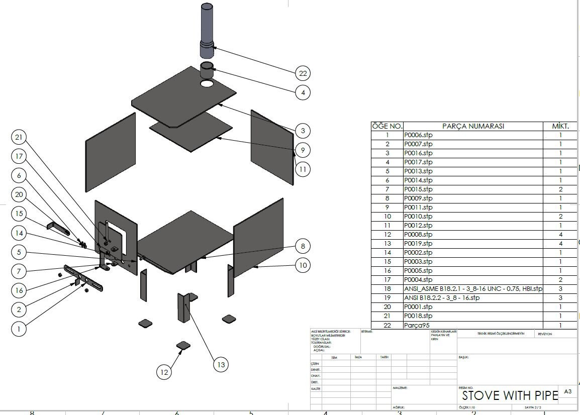 Stove for Cauldron DXF Files for Plasma, Laser or CNC. Camp Furnace for ...