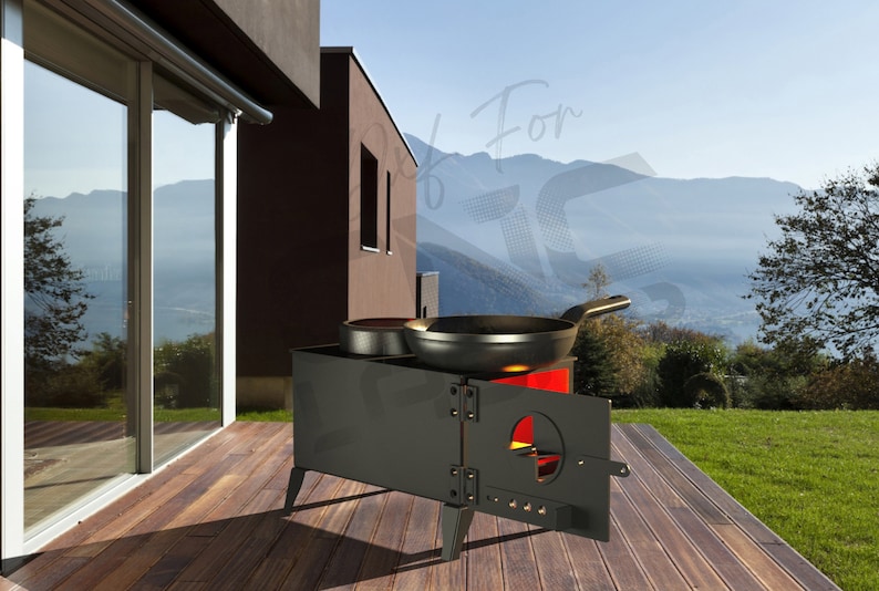 Workshop Stove Wood Stove Heater, Self-built PLANS, Manufacturing ...