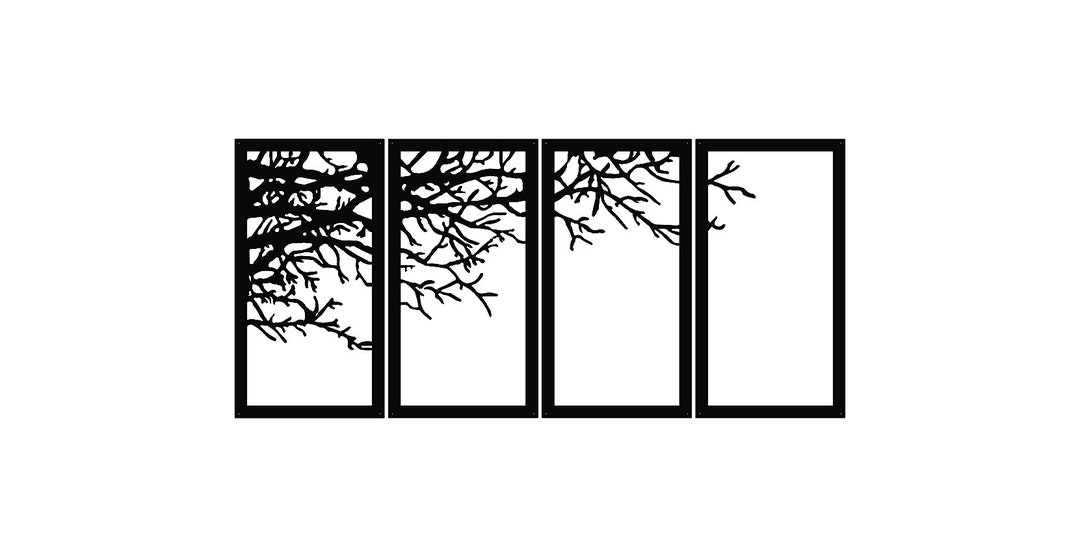 Autumn Tree Design Work | Wood Design Suitable for Plasma Cutting Svg ...