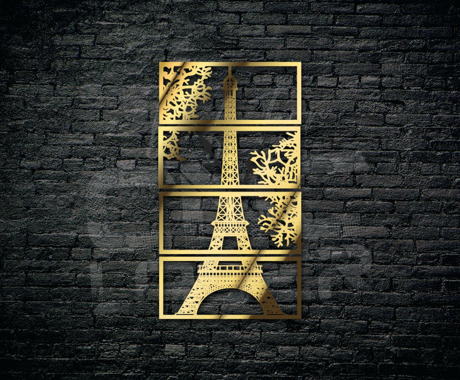 Eiffer Tower Svg , Eiffer Tower Dxf, Plasma, Laser, Waterjet, Svg, Dxf ...