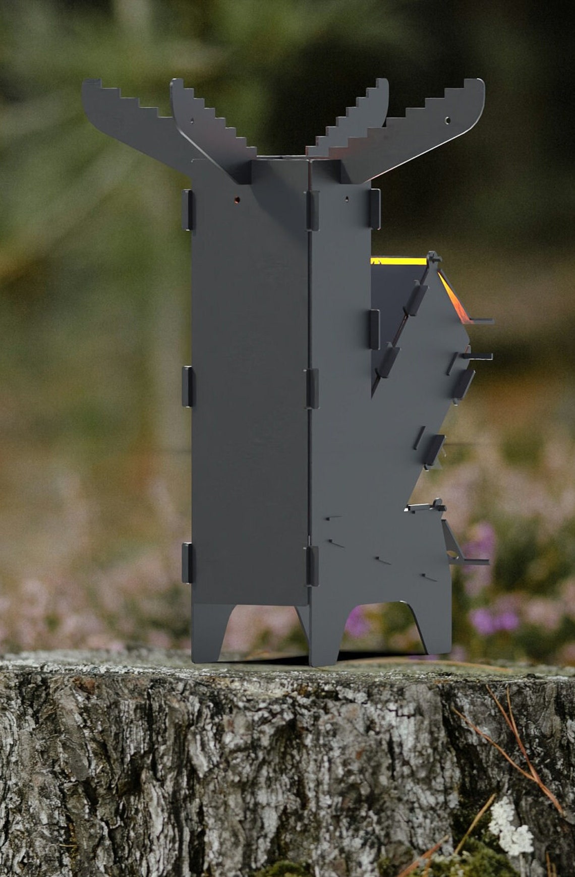 DIY Single Rocket Stove Dxf File Firebox | CNC Plasma Laser Cutting ...