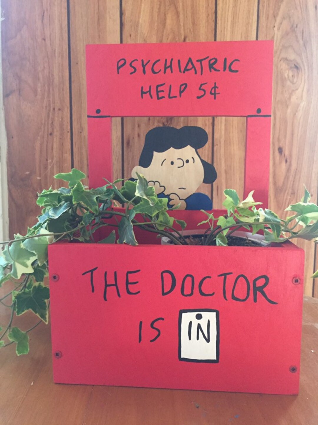 Lucy Help Booth Flower Planter Plant Pot Garden Patio Charlie Brown ...