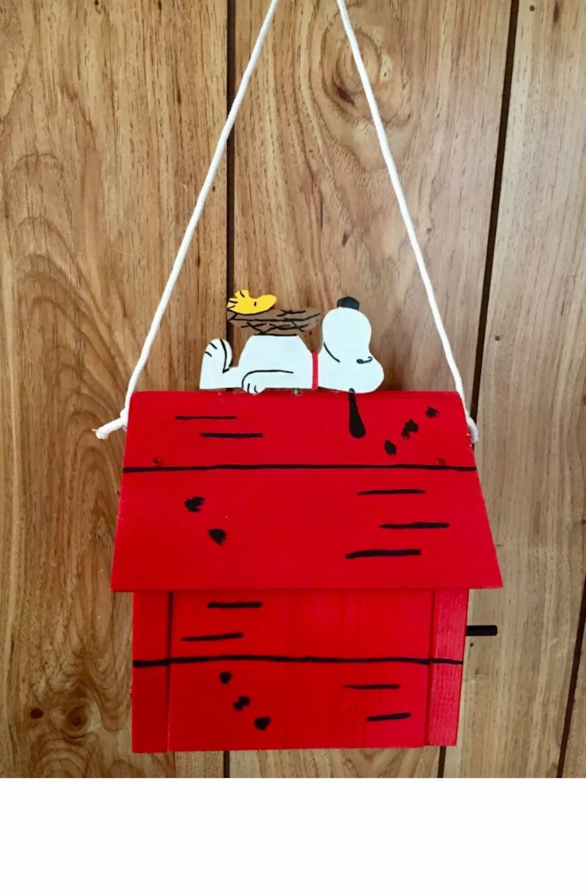 Snoopy Woodstock Birdhouse Dog House Peanuts Charlie Brown | Etsy
