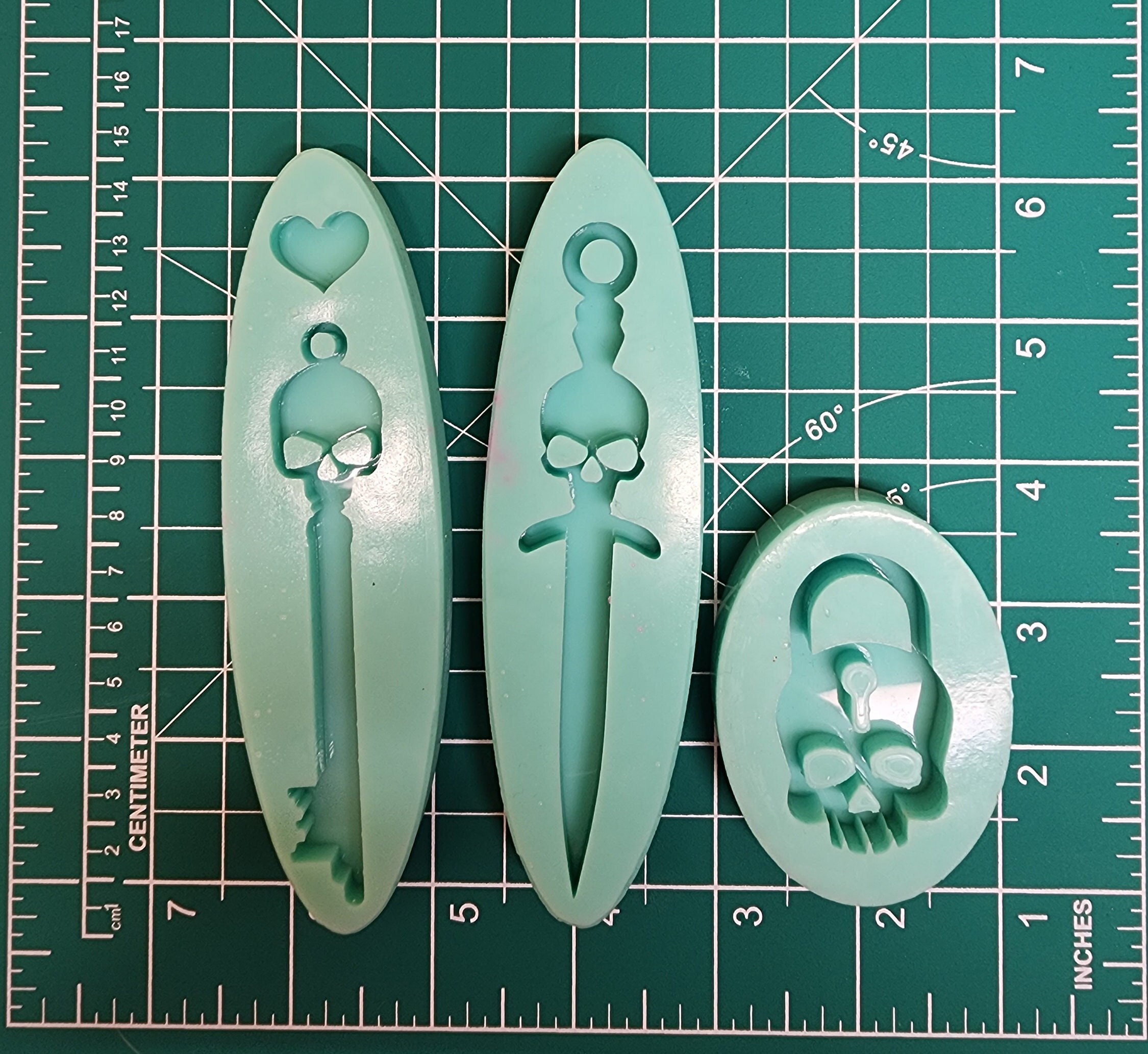 Destash Skull Mold Keychain Mold Skull Key Mold Magnet - Etsy