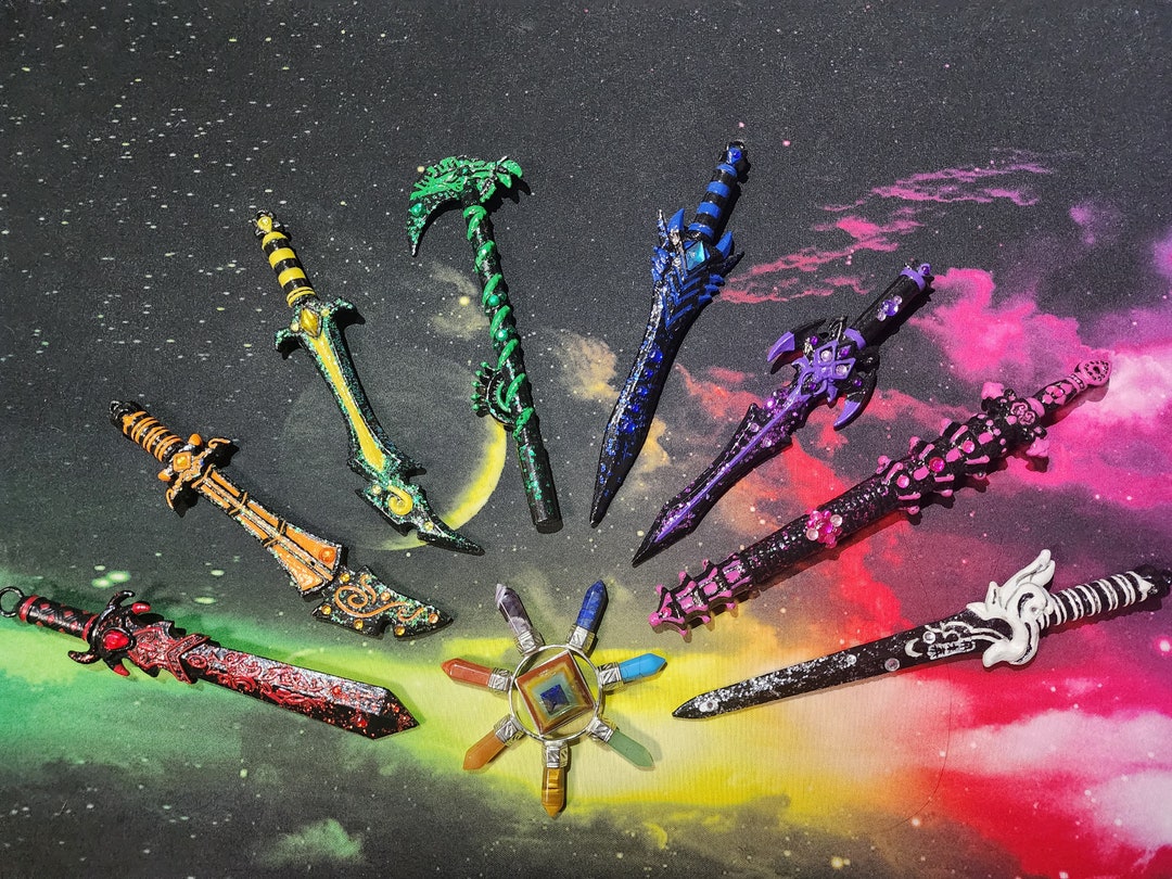 Painted Sword Pens - Etsy