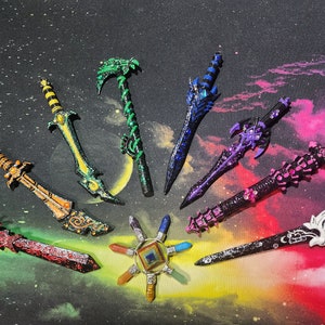 Painted Sword Pens - Etsy